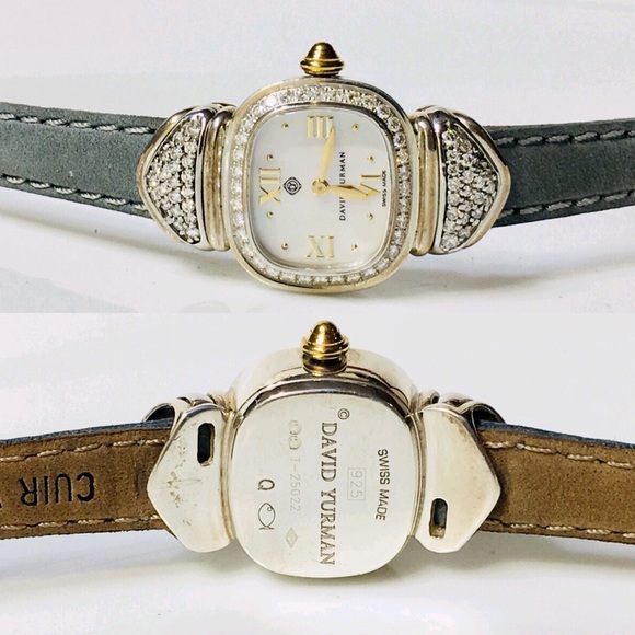 David Yurman | Accessories | David Yurman Sterling 8k Diamond Watch ...